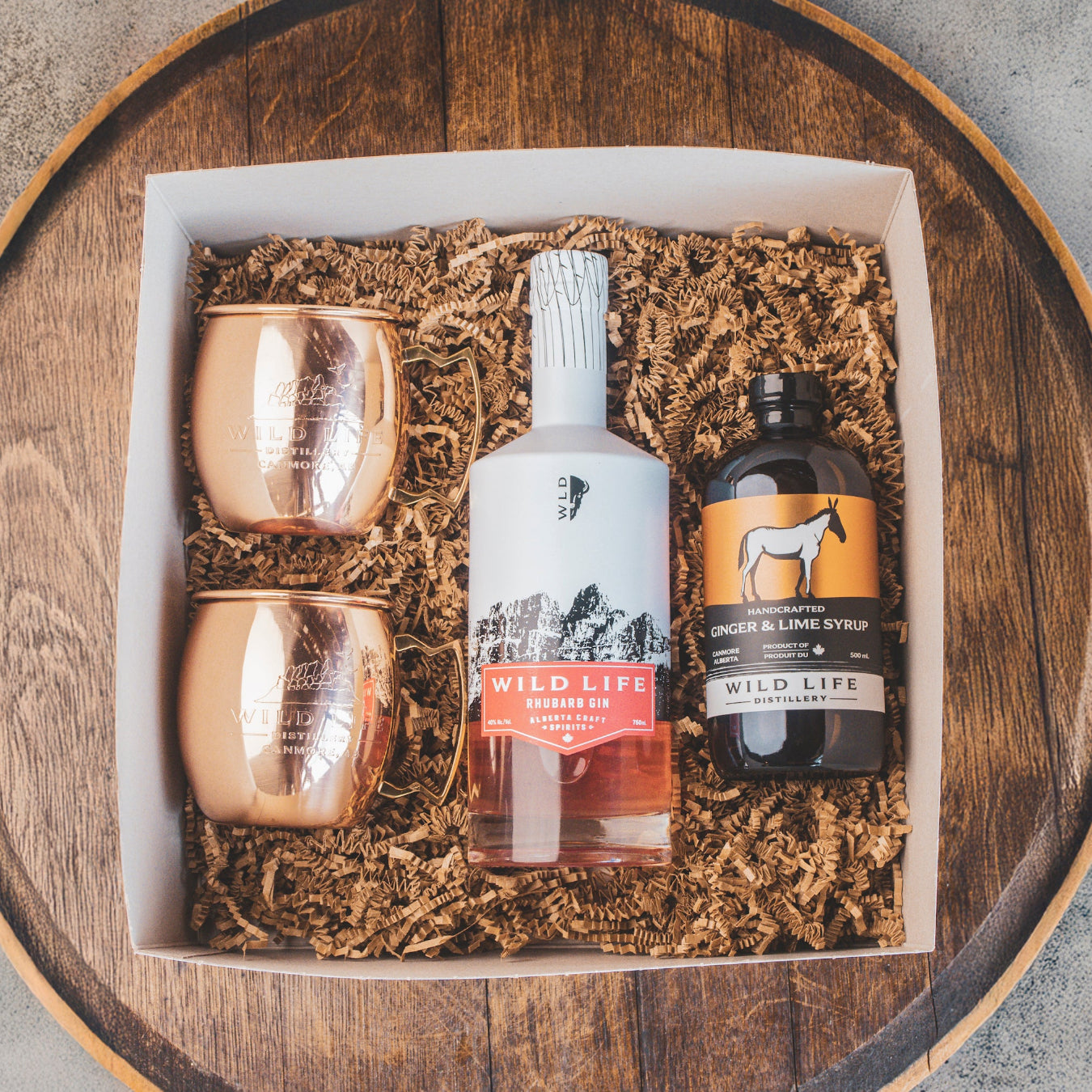 Rhubarb Gin Mule Gift Box